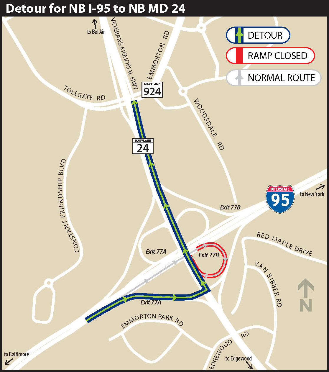MD 24 Interchange / Two-Lane ETL Extension | MDTA